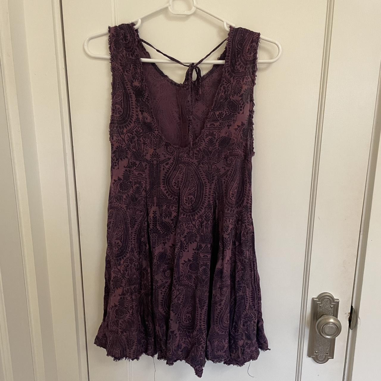 Ecote Women's Purple Dress | Depop