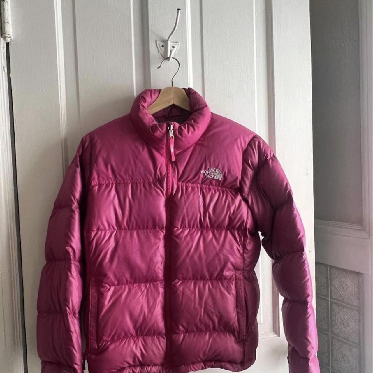 Women’s Pink North Face Puffer Jacket Medium In... - Depop