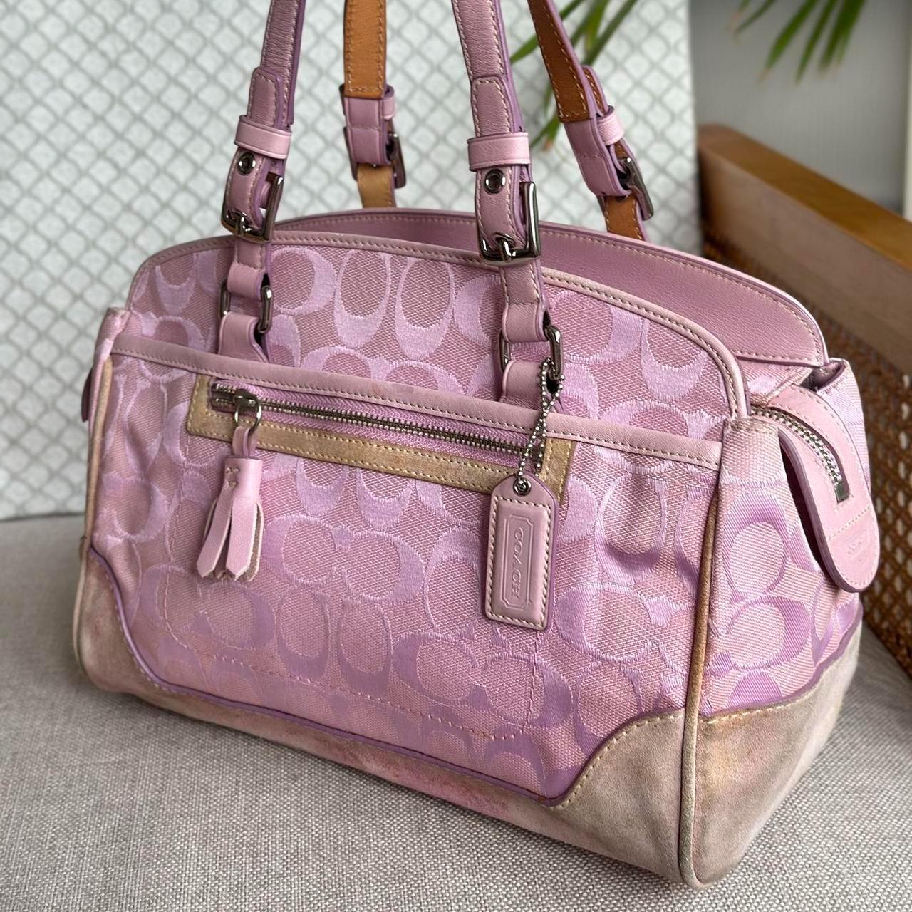 Coach Canvas Monogram Y2K Vintage Shoulder Our... | Depop