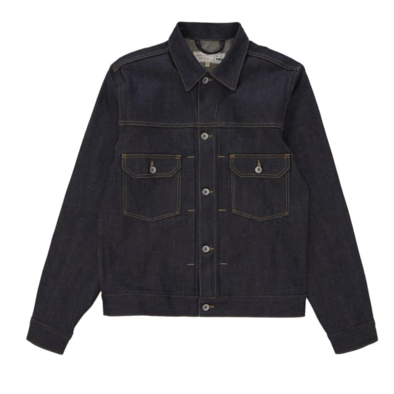 YMC X Hawksmill Denim Japanese jacket 2019 Pit to... - Depop