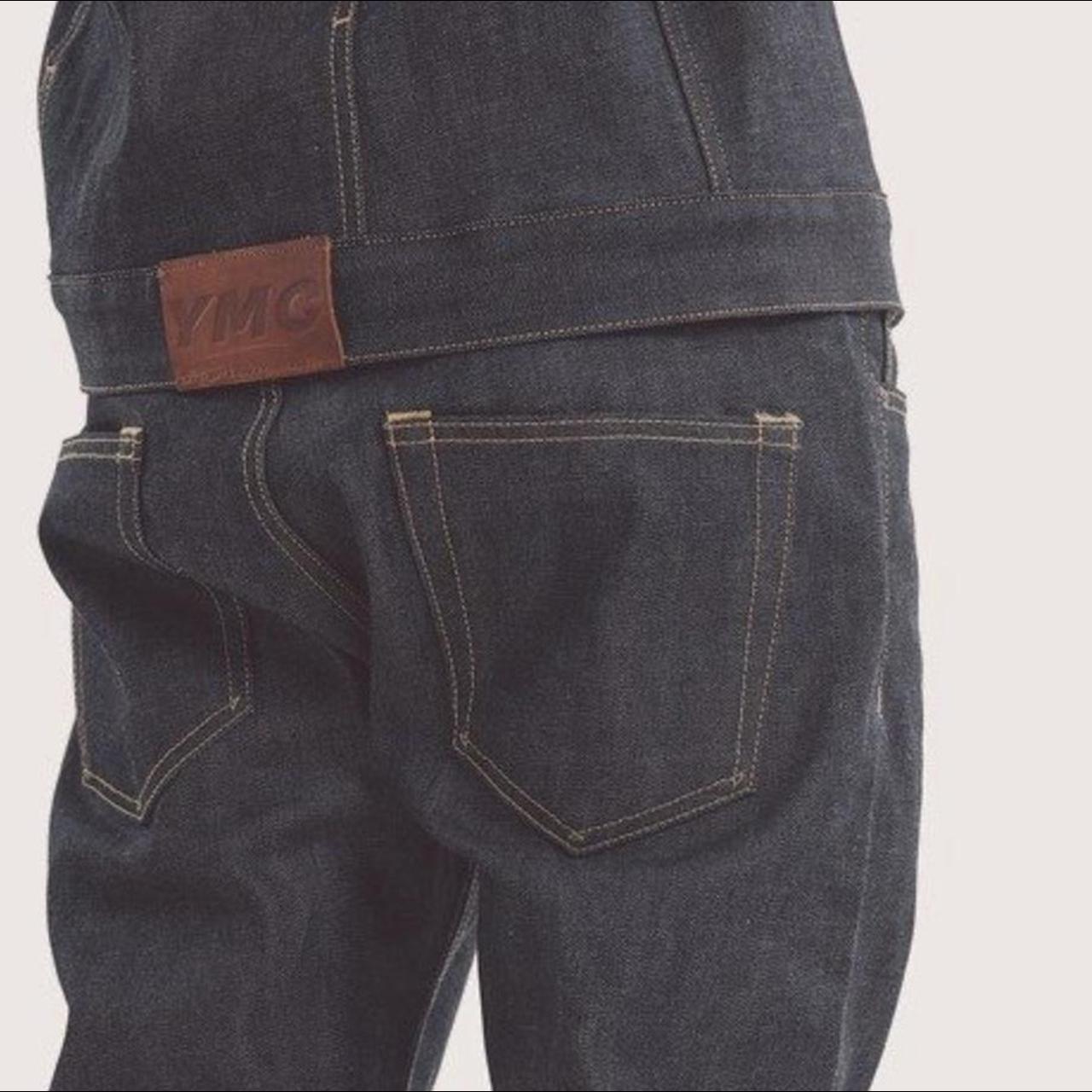 YMC X Hawksmill Denim Japanese jacket 2019 Pit to... - Depop