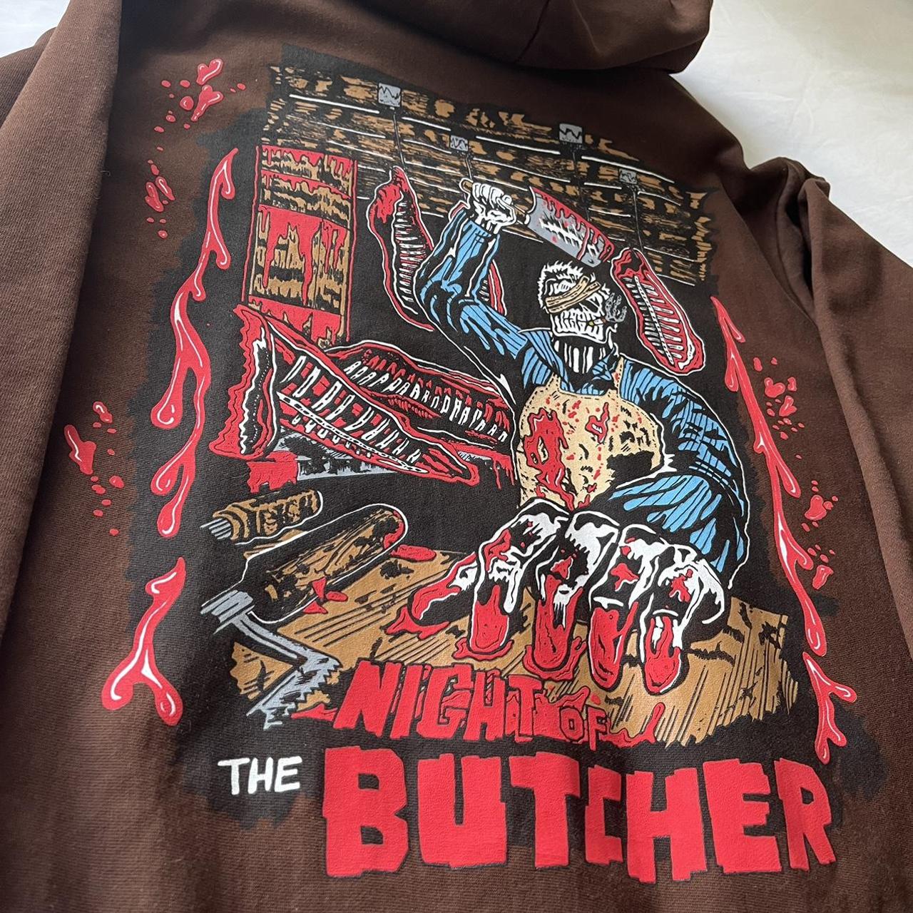 Warren Lotas Night of the Butcher Hoodie Released... - Depop