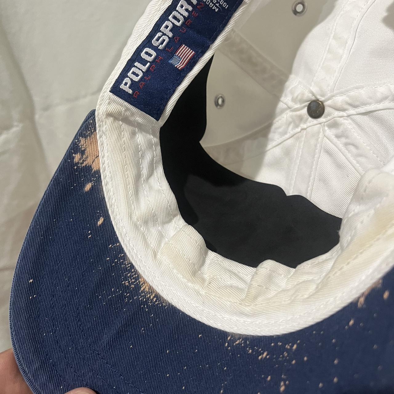 Vintage polo shield cap Adjustable Some bleach... - Depop