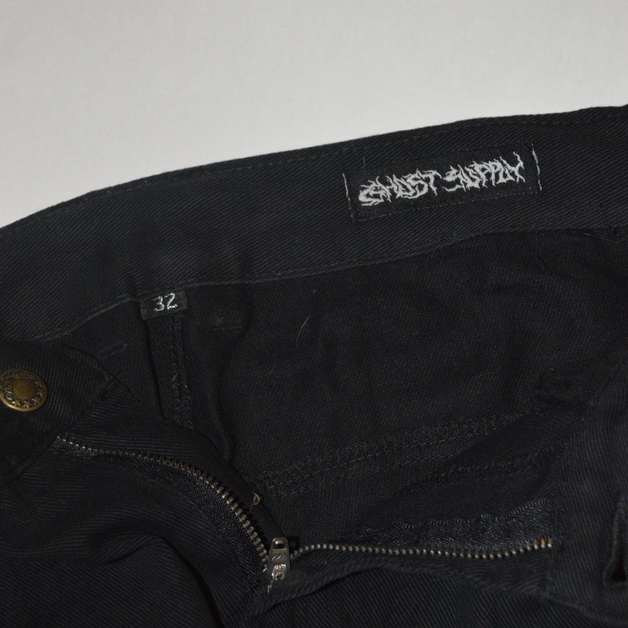 Ghost Supply Denim Graphic Pants - Size 32 - Anime... - Depop