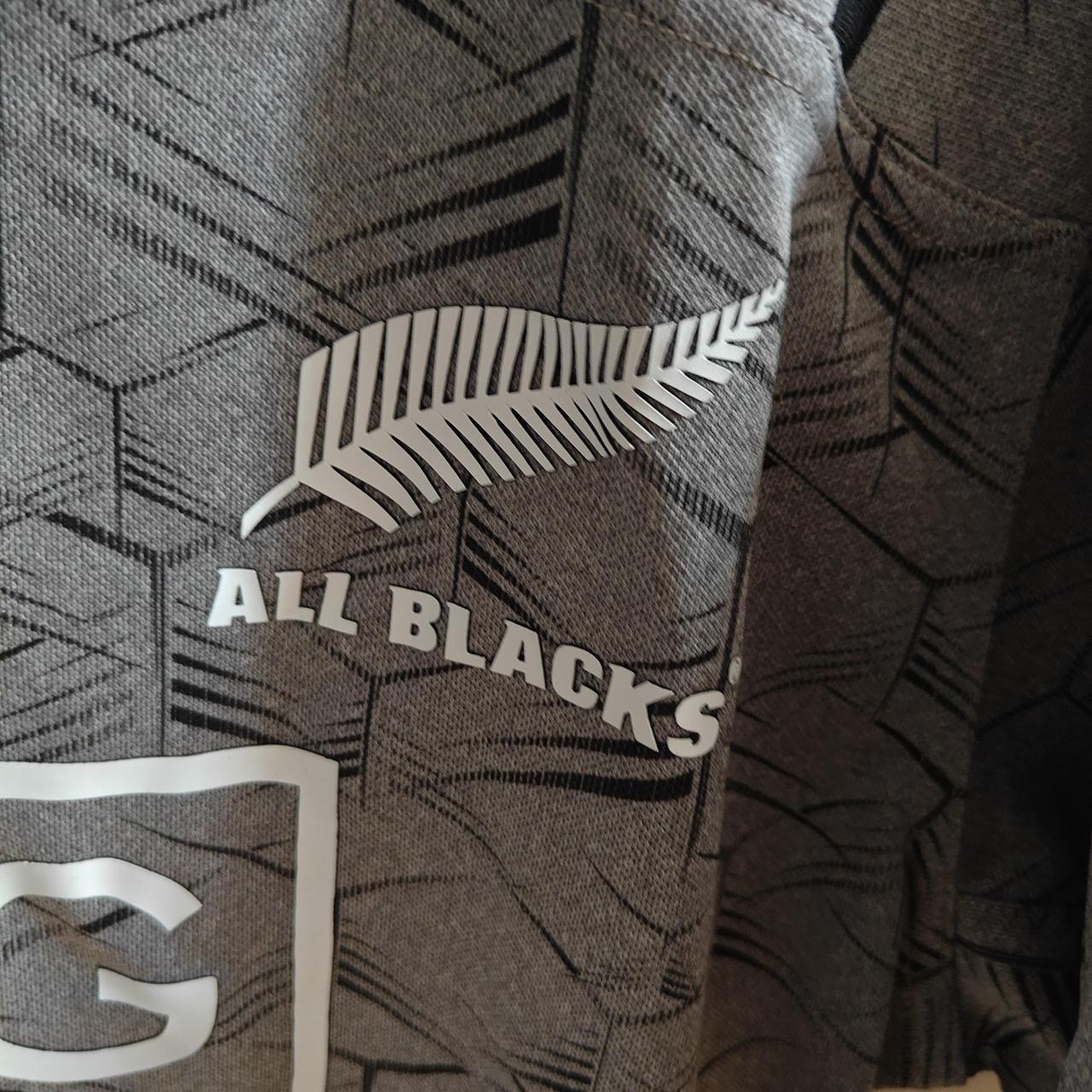 All Blacks Adidas alternative grey rugby jersey... | Depop