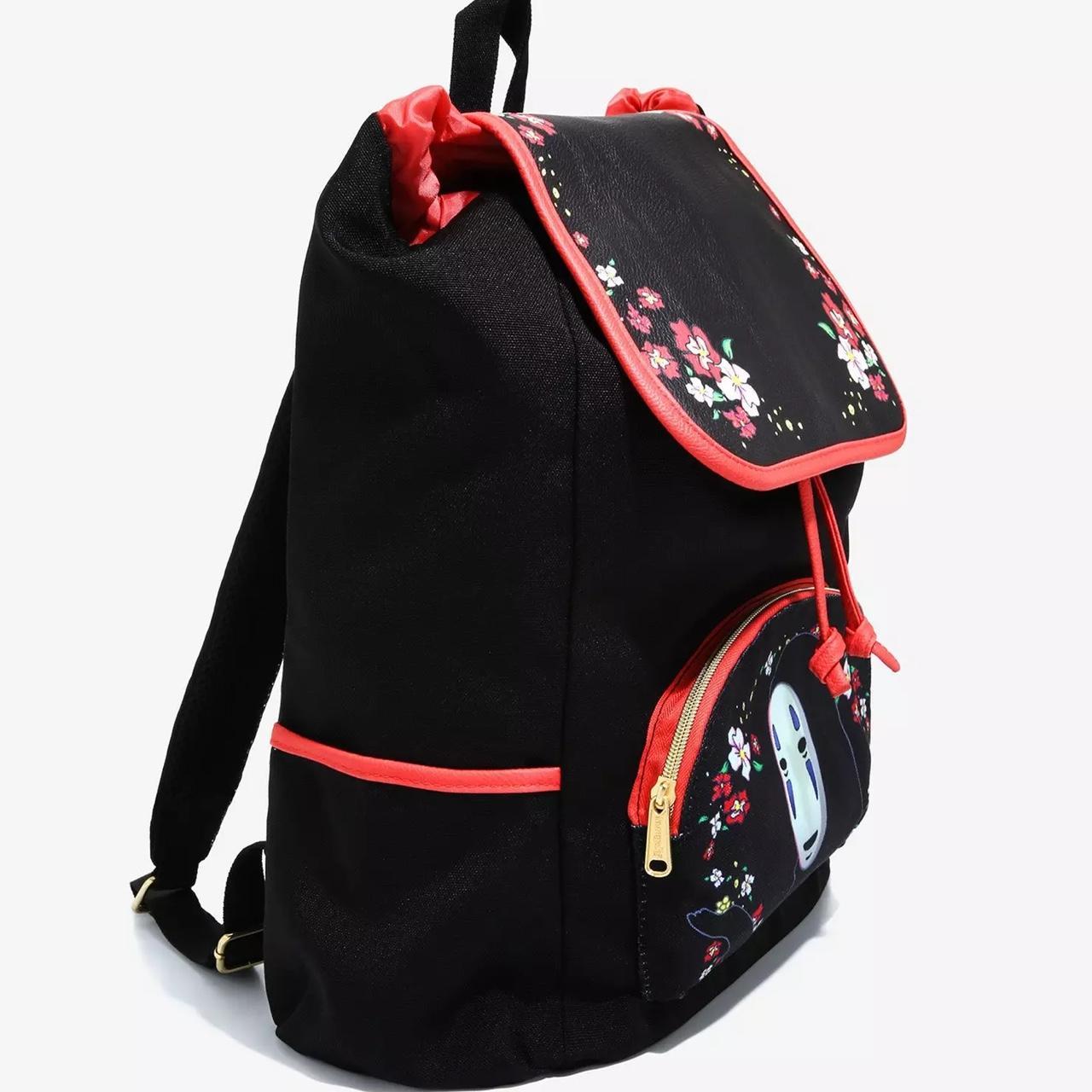 Spirited Away slouch backpack *No-Face design with... | Depop