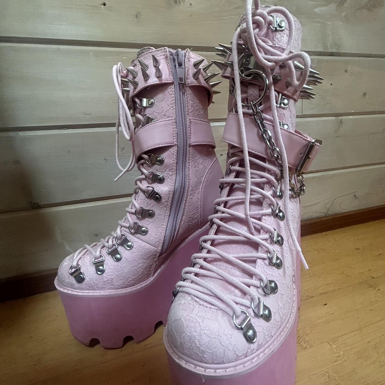 Sugar Thrillz Baby Traitor Boots! Women’s 7 Only... - Depop