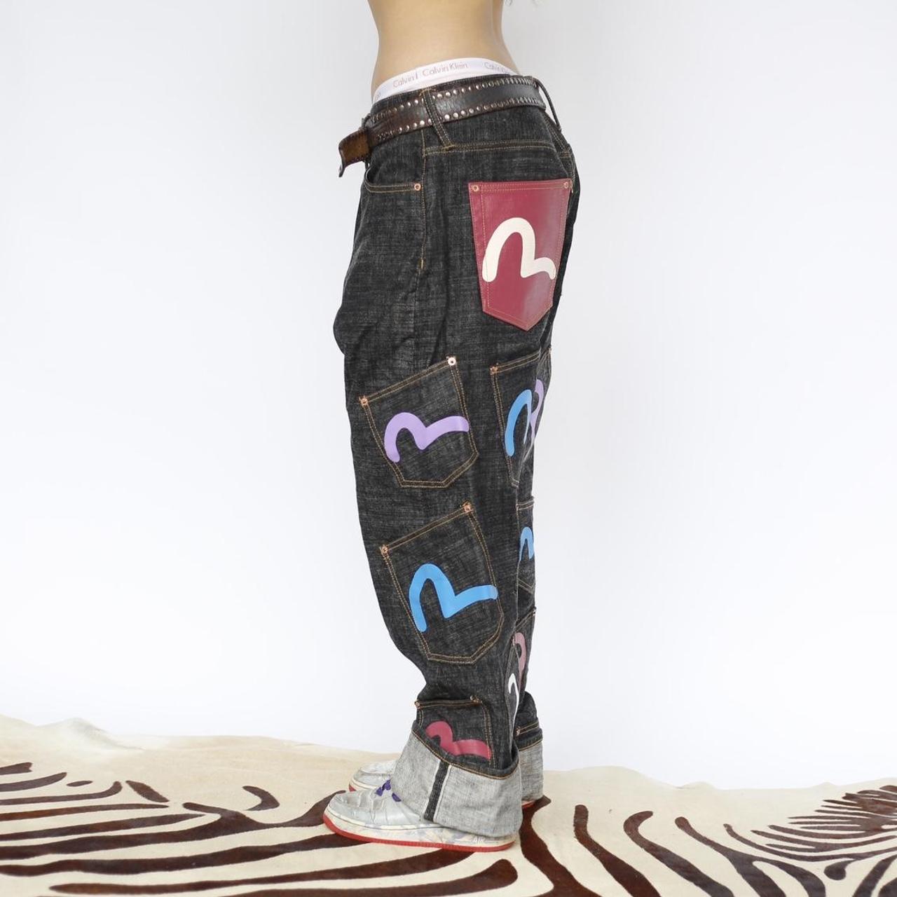 Evisu Women's multi Jeans | Depop