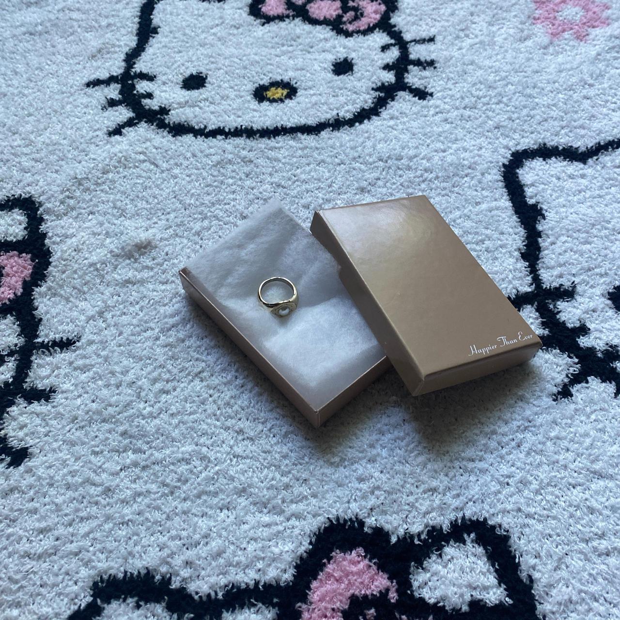 Billie Eilish happier than ever pearl ring been used... - Depop