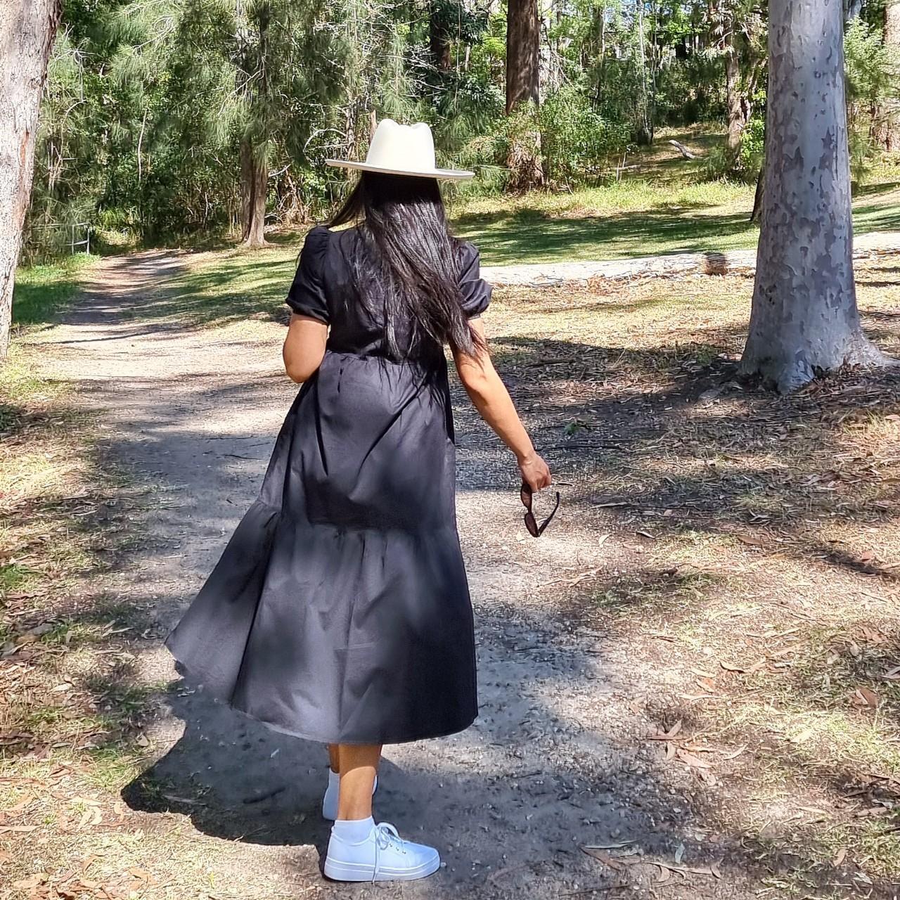 Gorgeous seed heritage black dress size 6 - Depop