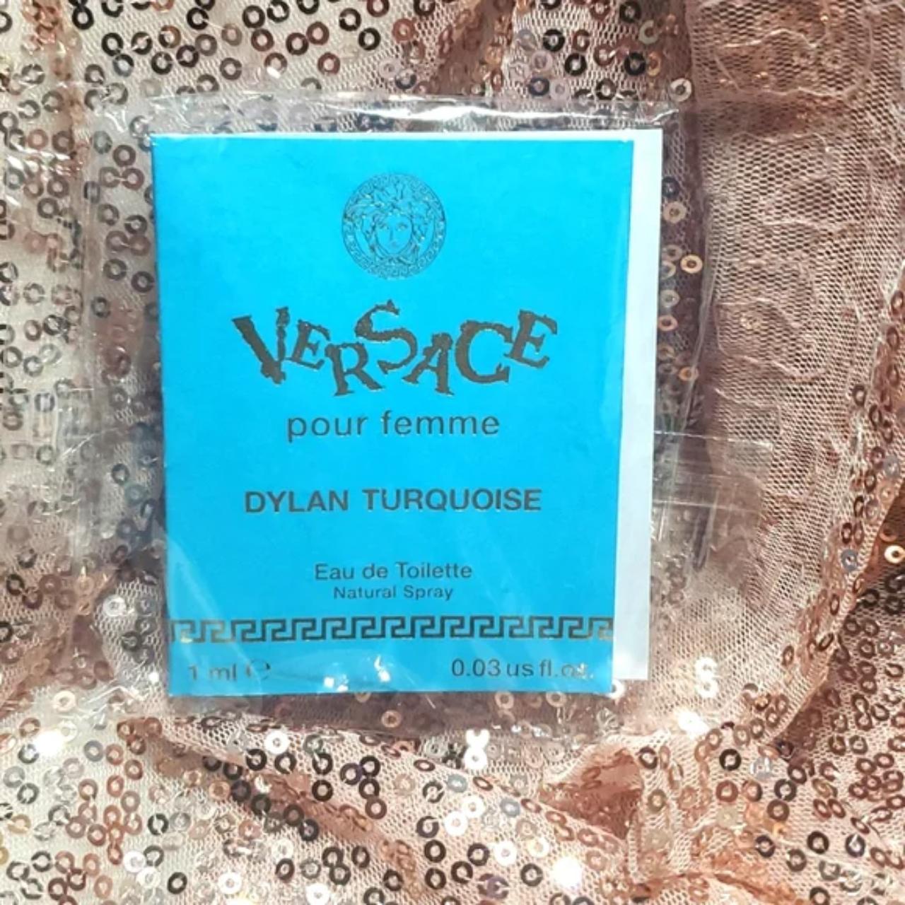 Versace Dylan Turquoise Women's Perfume Sample Vial... - Depop