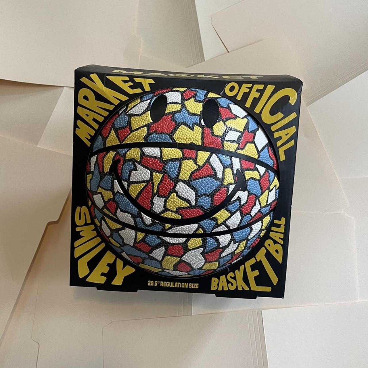 SMILEY® MARKET MOSAIC BASKETBALL NEVER OPENED 85 on... - Depop