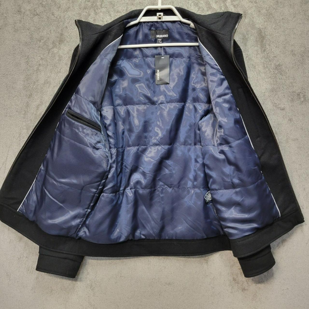 Up for sale is Murano Bomber Jacket Knit Collar Trim... - Depop