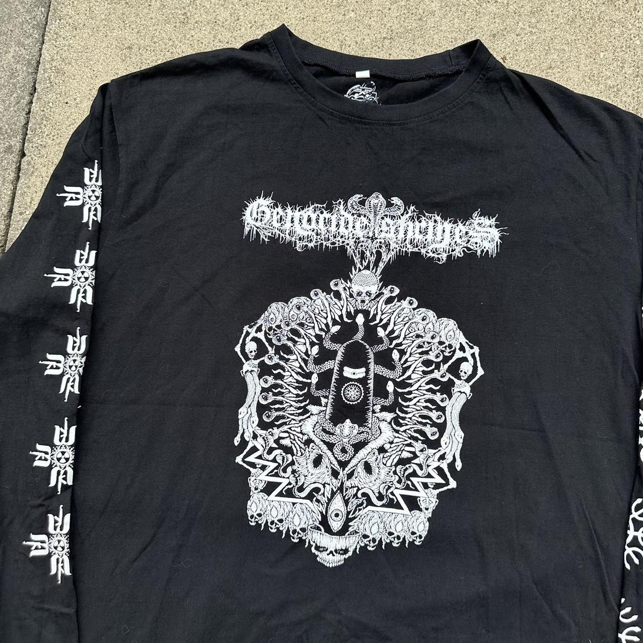 Genocide Shrines Death Metal Graphic Long Sleeve... - Depop