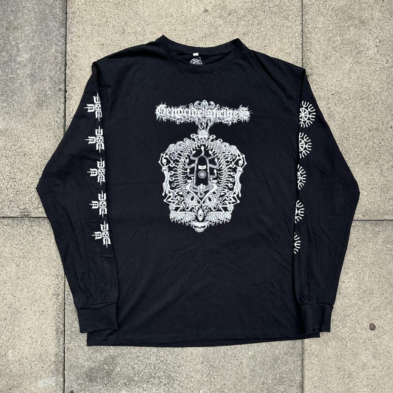 Genocide Shrines Death Metal Graphic Long Sleeve... - Depop
