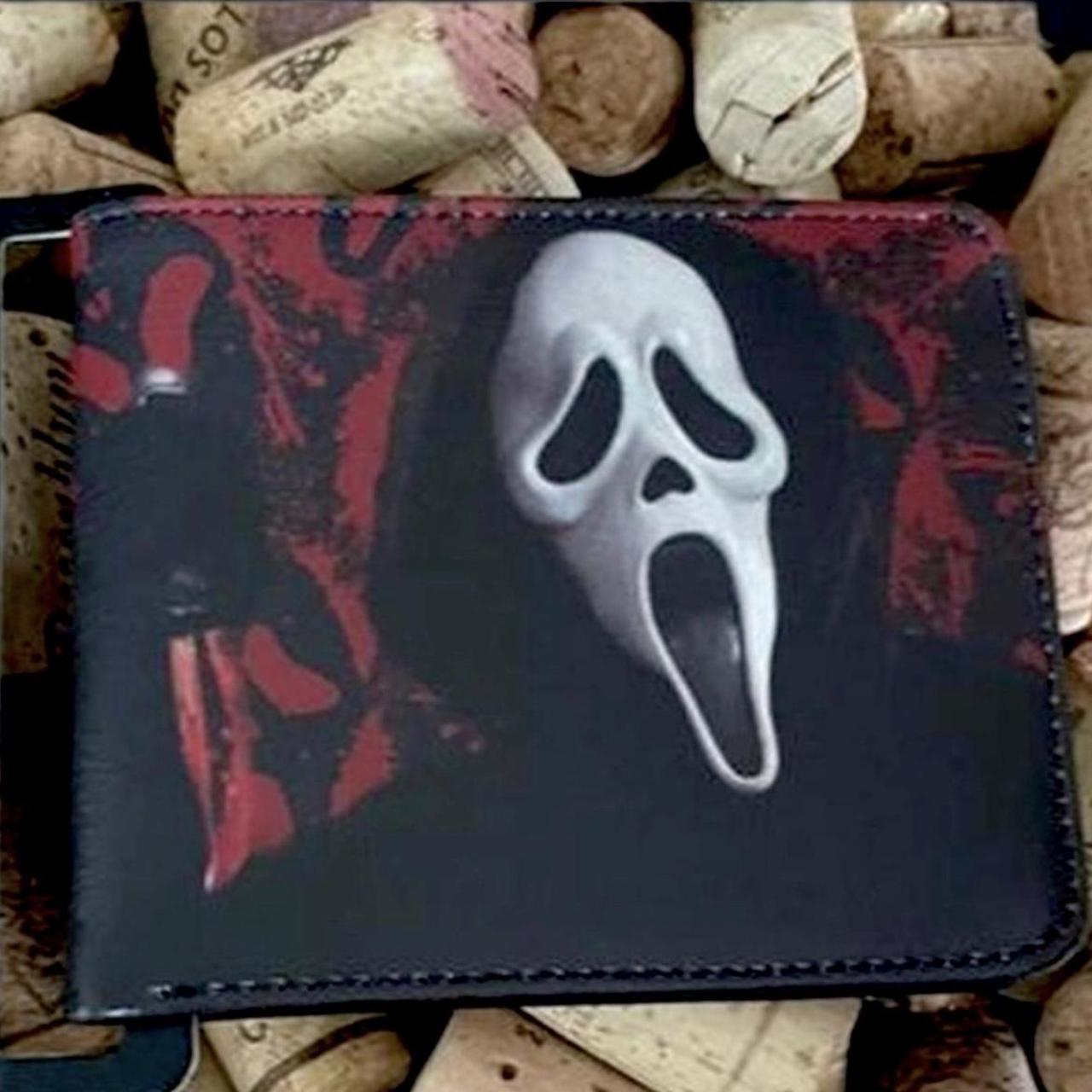 Scream Ghostface Scary movie mens wallet... - Depop