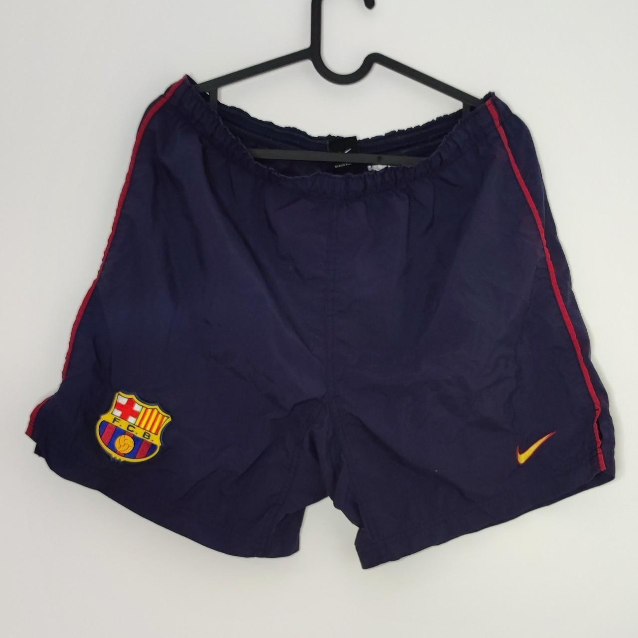 Nike Barcelona football shorts Home shorts from 1998... - Depop