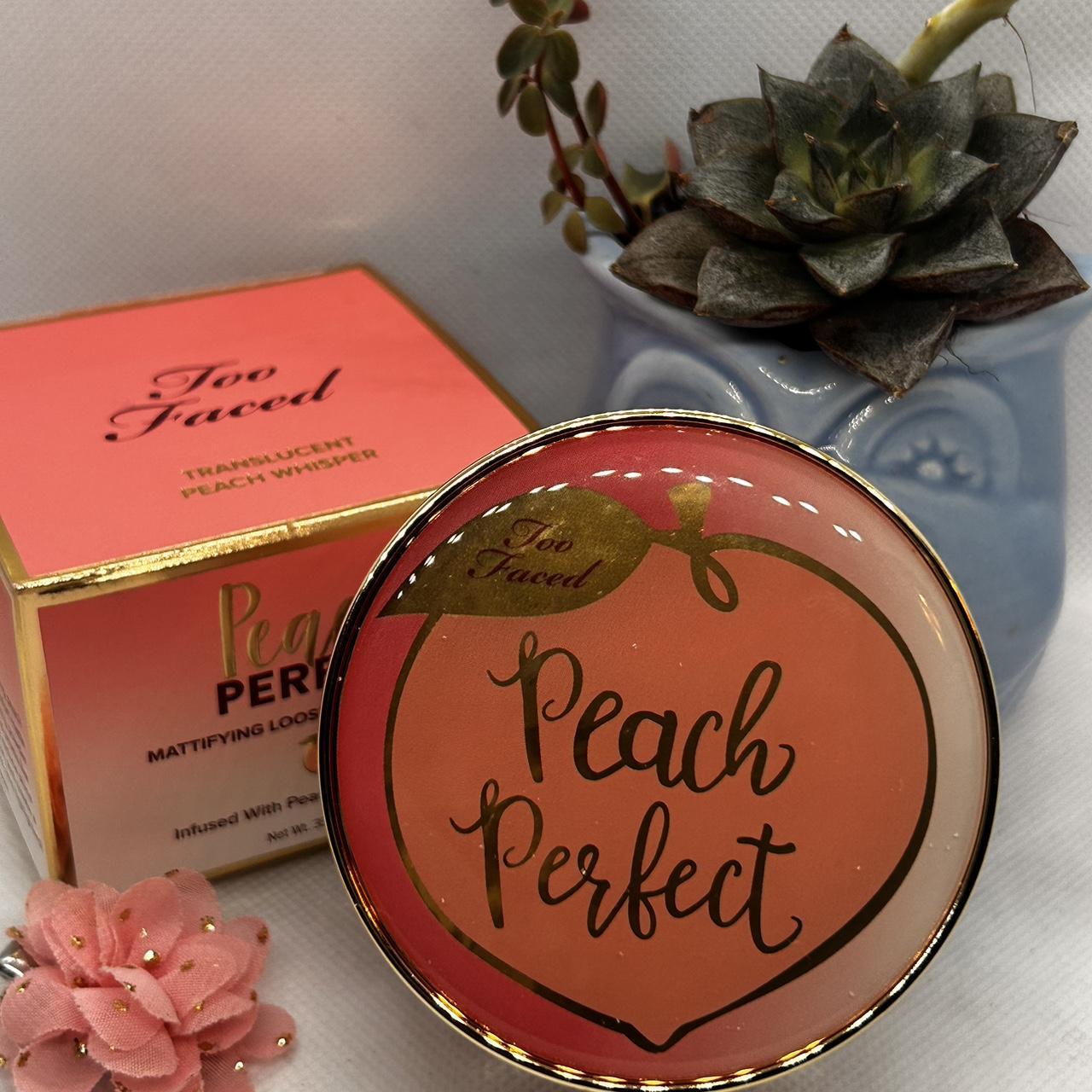 Too Faced Peach Perfect Mattifying Setting Powder in... - Depop