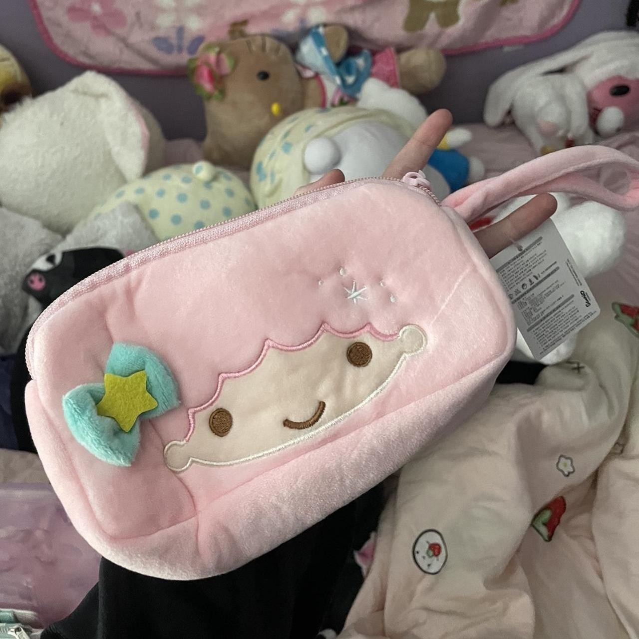 Kiki and Lala soft pouch with handle Has 2 zippers... - Depop