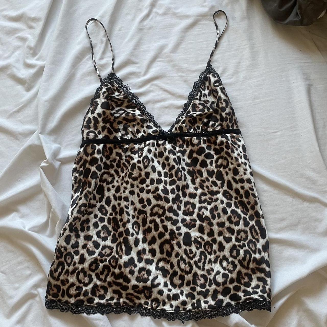 Vintage Victorias Secret Cheetah Cami Tank Never Depop