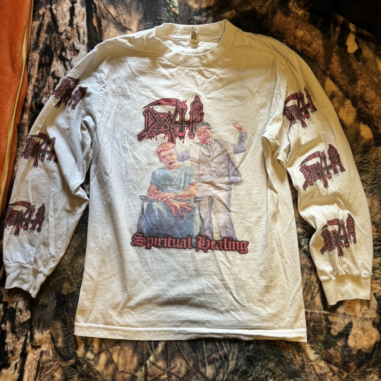 Death band shirt, spiritual healing! Size S #Death... - Depop