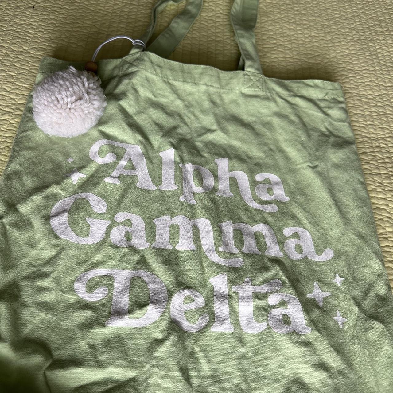 Alpha Gamma Delta AGD tote bag. great condition - Depop