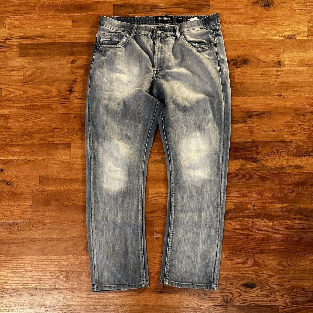 Y2K Ecko Unltd Athletic Fit Jeans 36 36x31 - Depop