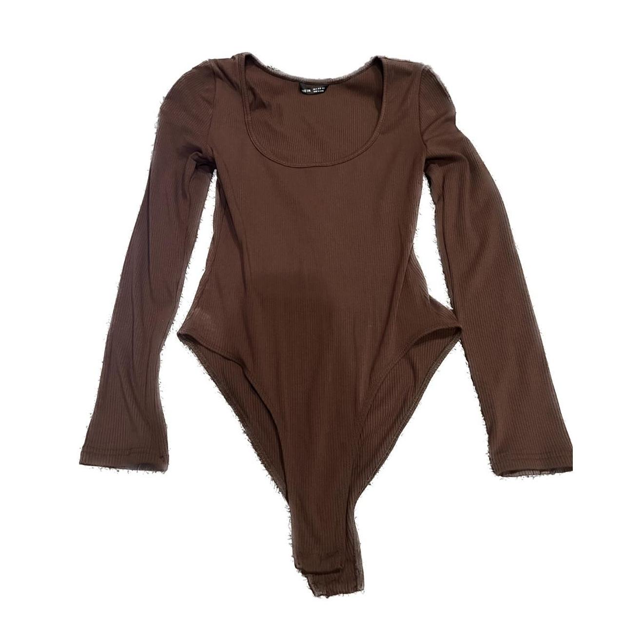 Brown Long Sleeve Body Suit #brown #Body #suit... - Depop