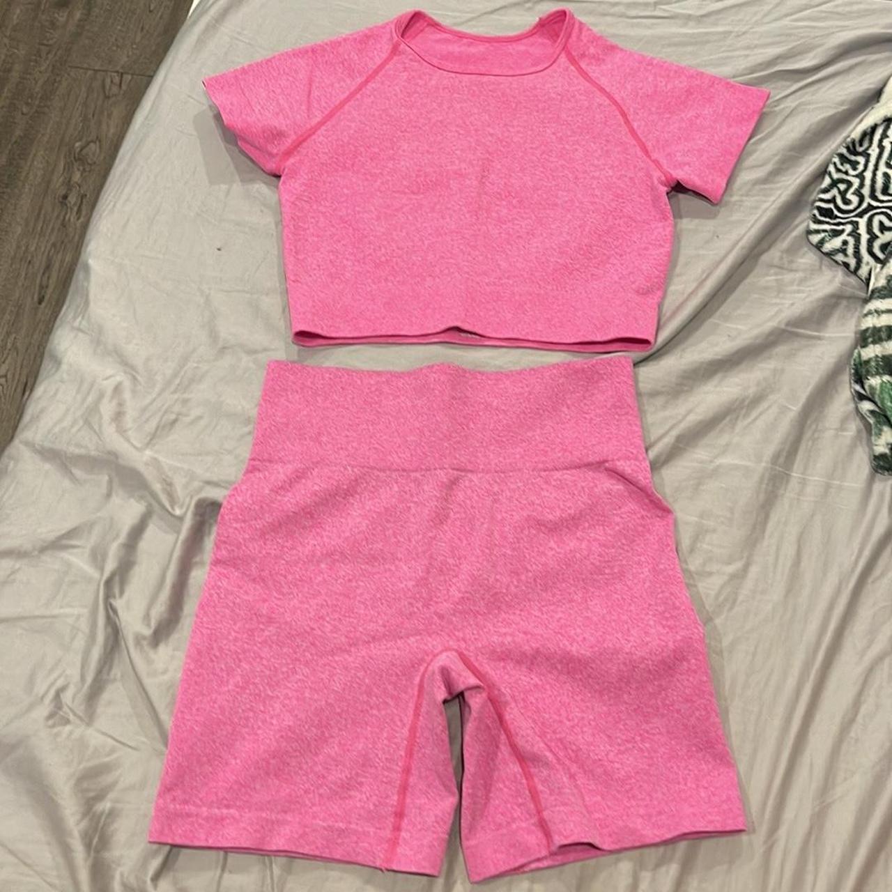Pink Workout Set - Depop