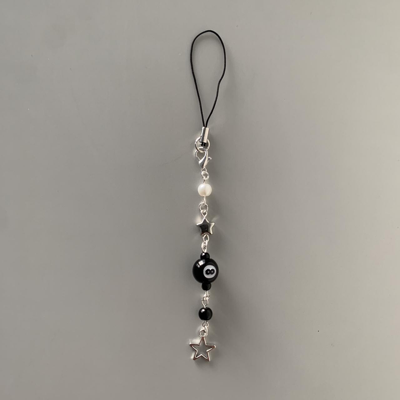8 ball star phone charm Handmade clip on phone/ key... - Depop