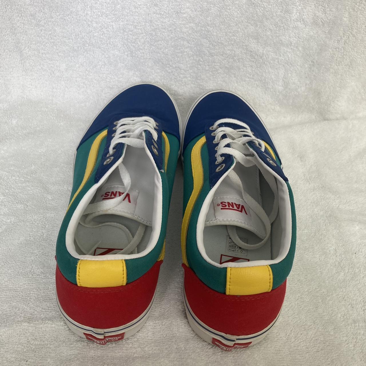 Color Block Vans Men’s Size 12 🖍️ Light wear, only... - Depop