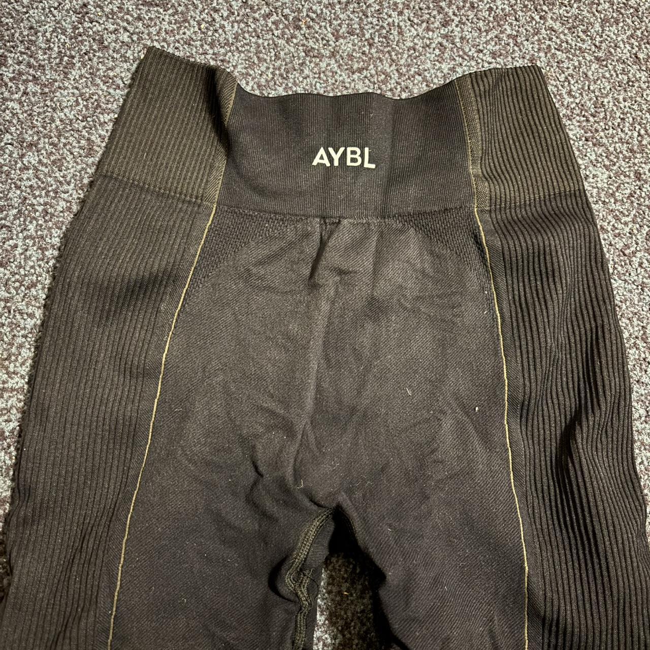 AYBL black and white shorts. size medium and likely... | Depop