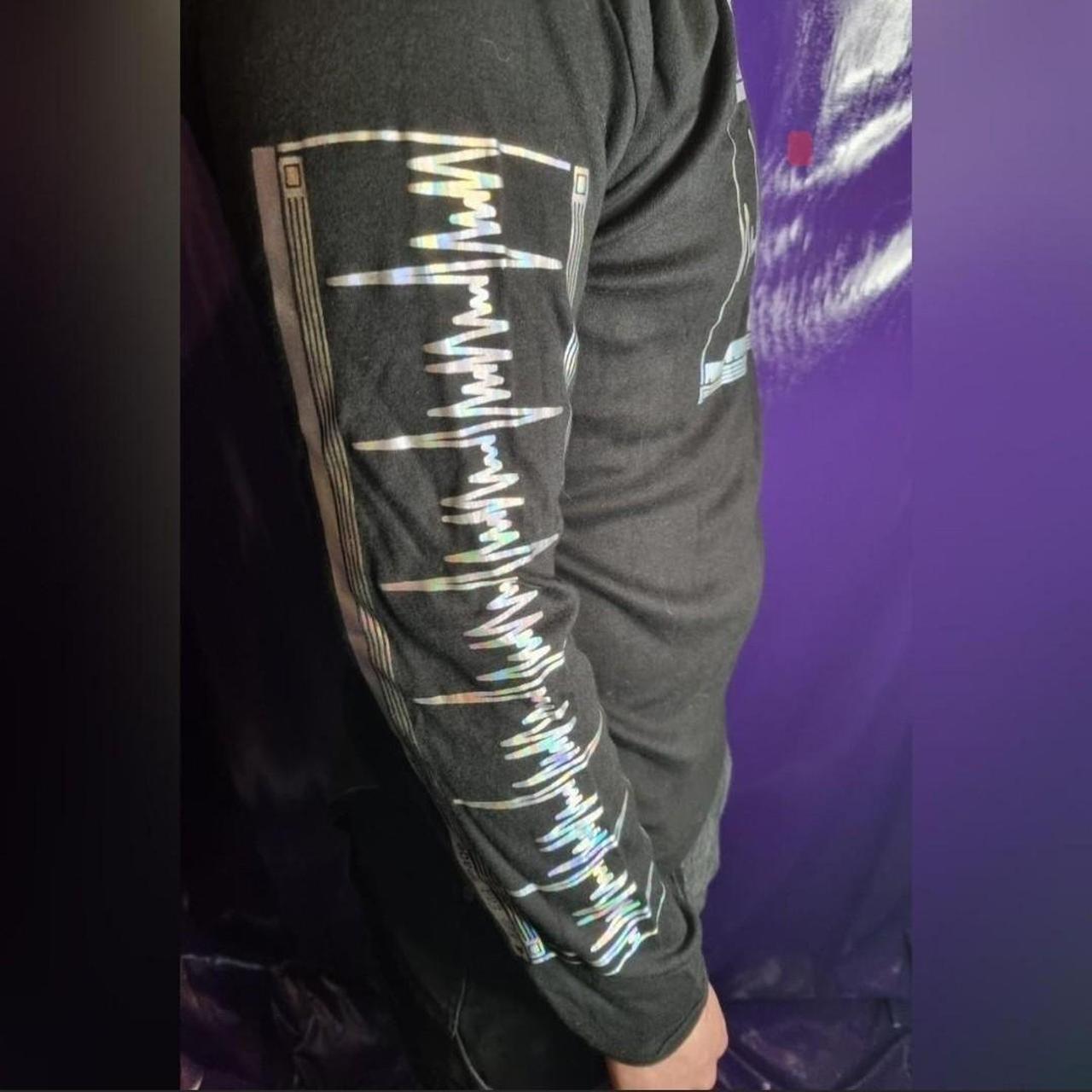 Rare and discontinued holographic pulse shirt by... - Depop