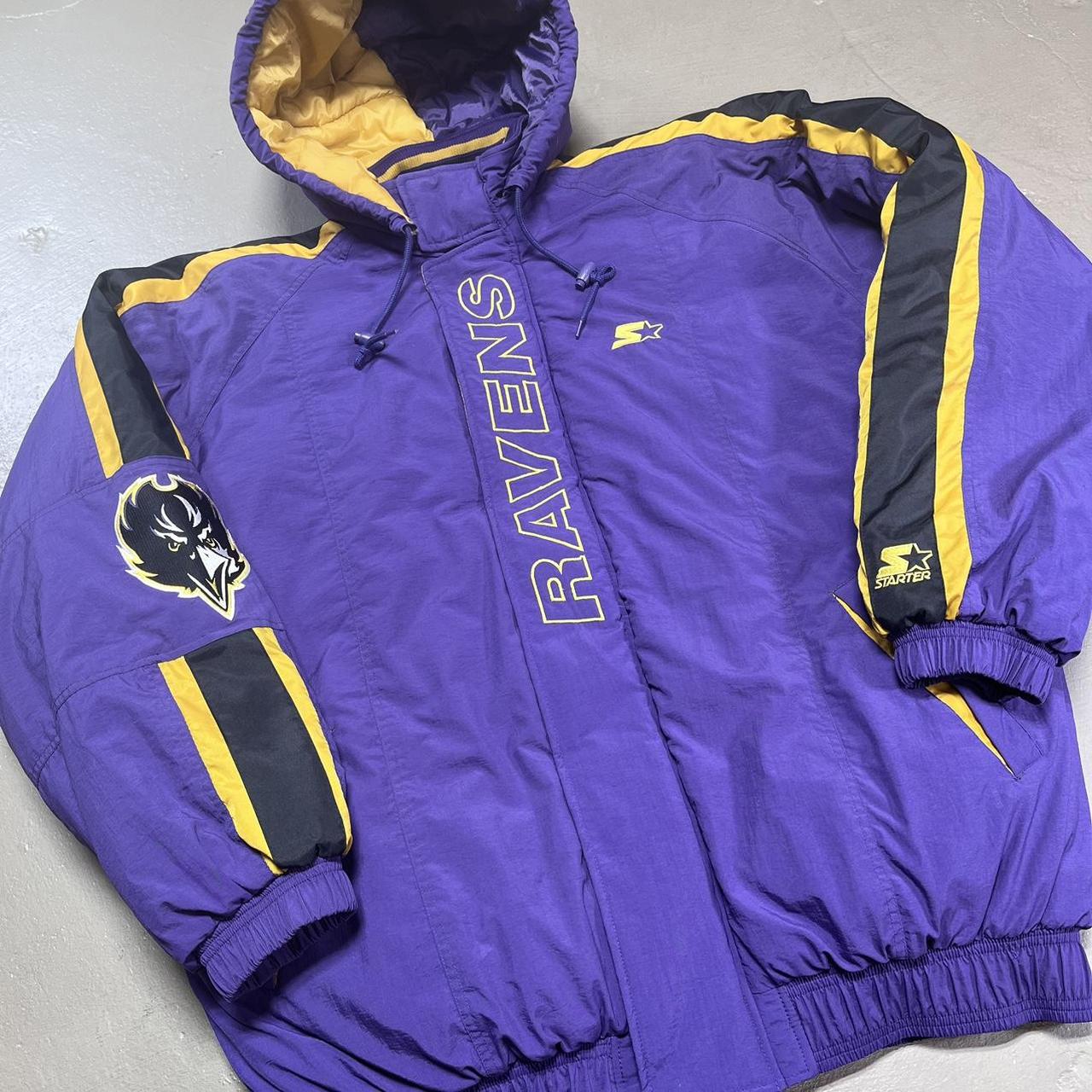 Vintage 90s Baltimore Ravens Starter Pro Line NFL... - Depop