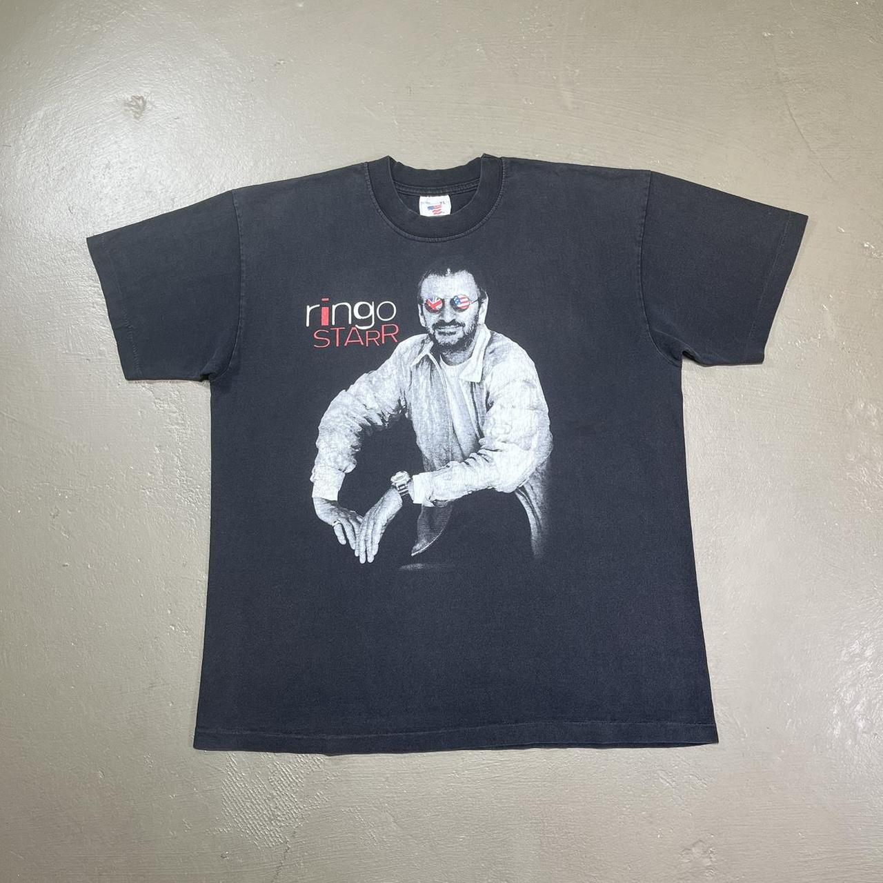Vintage Ringo Starr from Beatles band t shirt tee in... - Depop