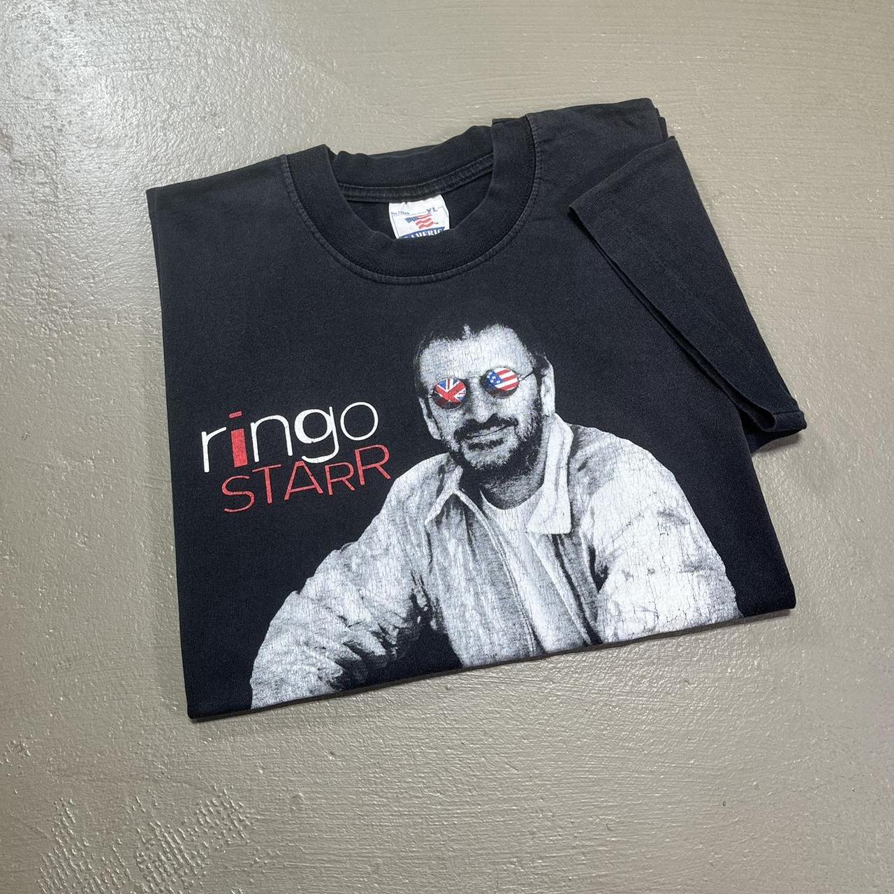 Vintage Ringo Starr from Beatles band t shirt tee in... - Depop