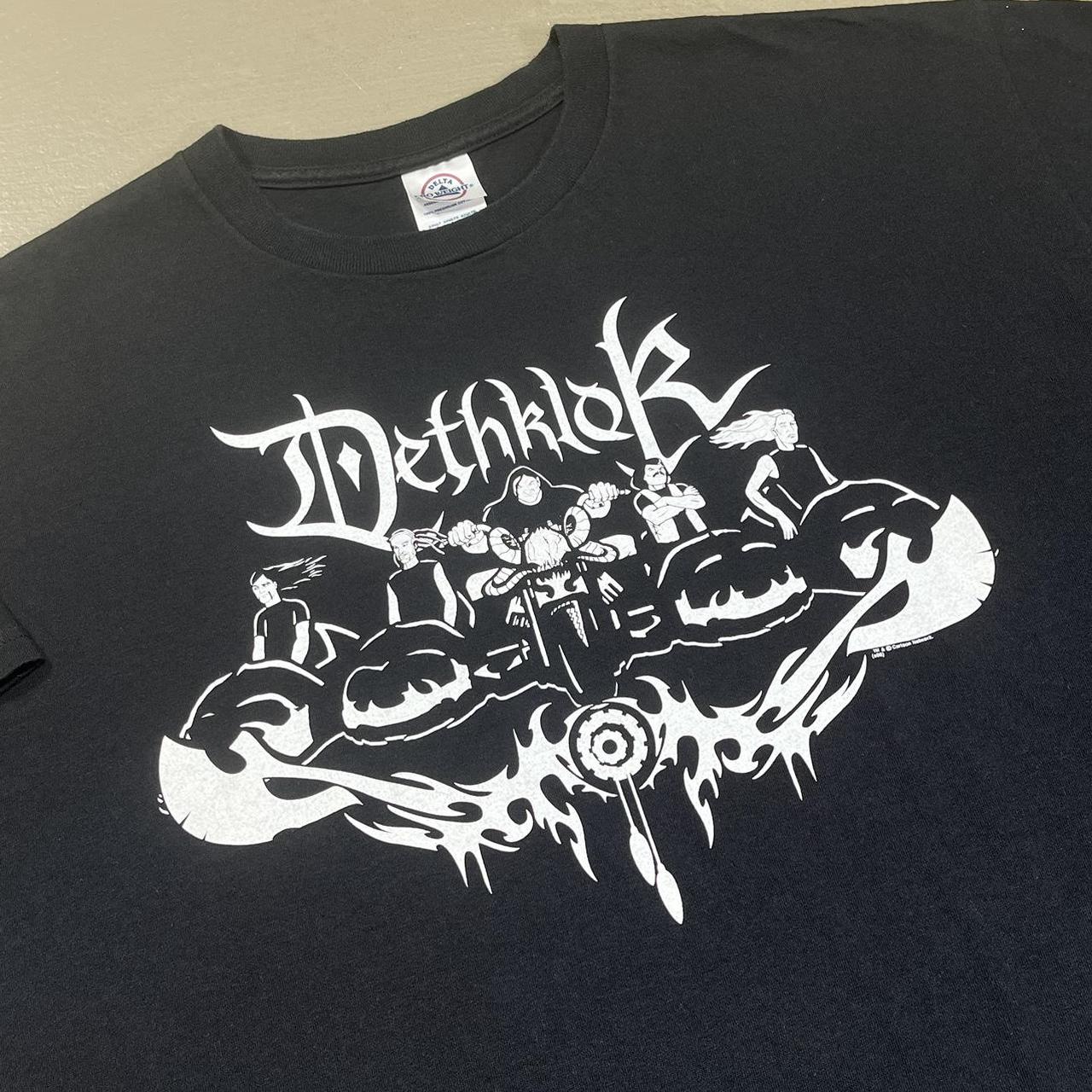 Vintage Metalocalypse Dethklok TV Show Promo T shirt... - Depop