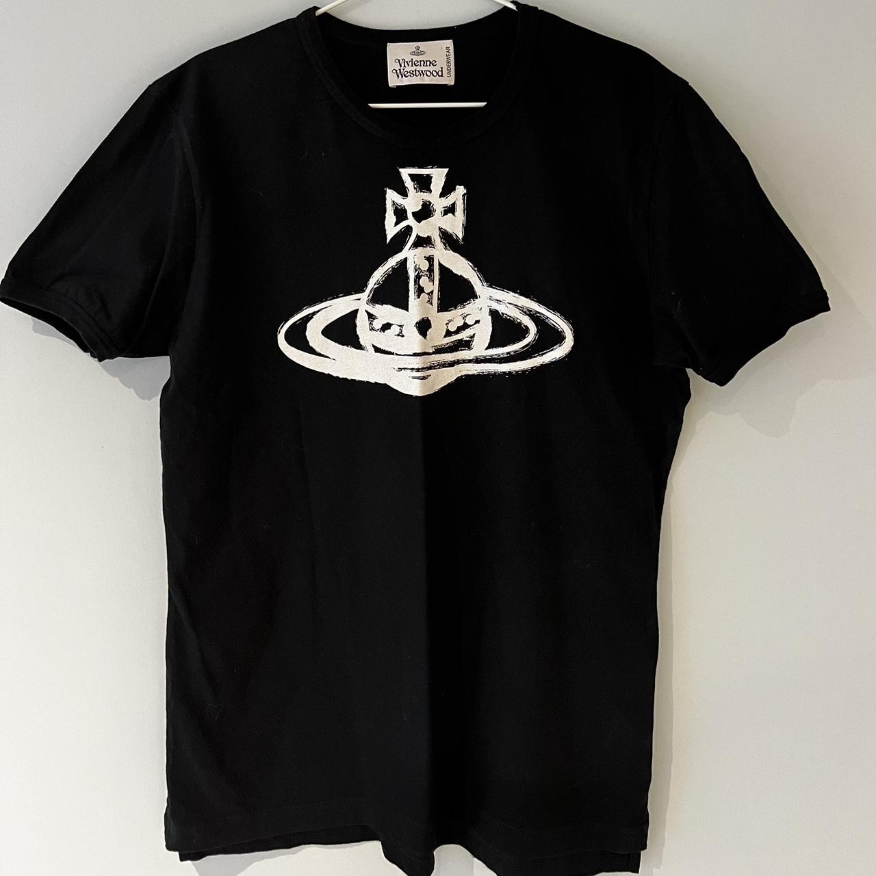 VIVIENNE WESTWOOD T-SHIRT - Size L Has a tight fit... - Depop