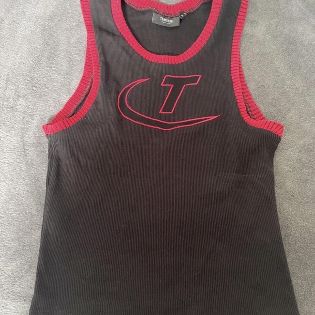 Trapstar vest top Size L (10/12/14) #trapstar... - Depop