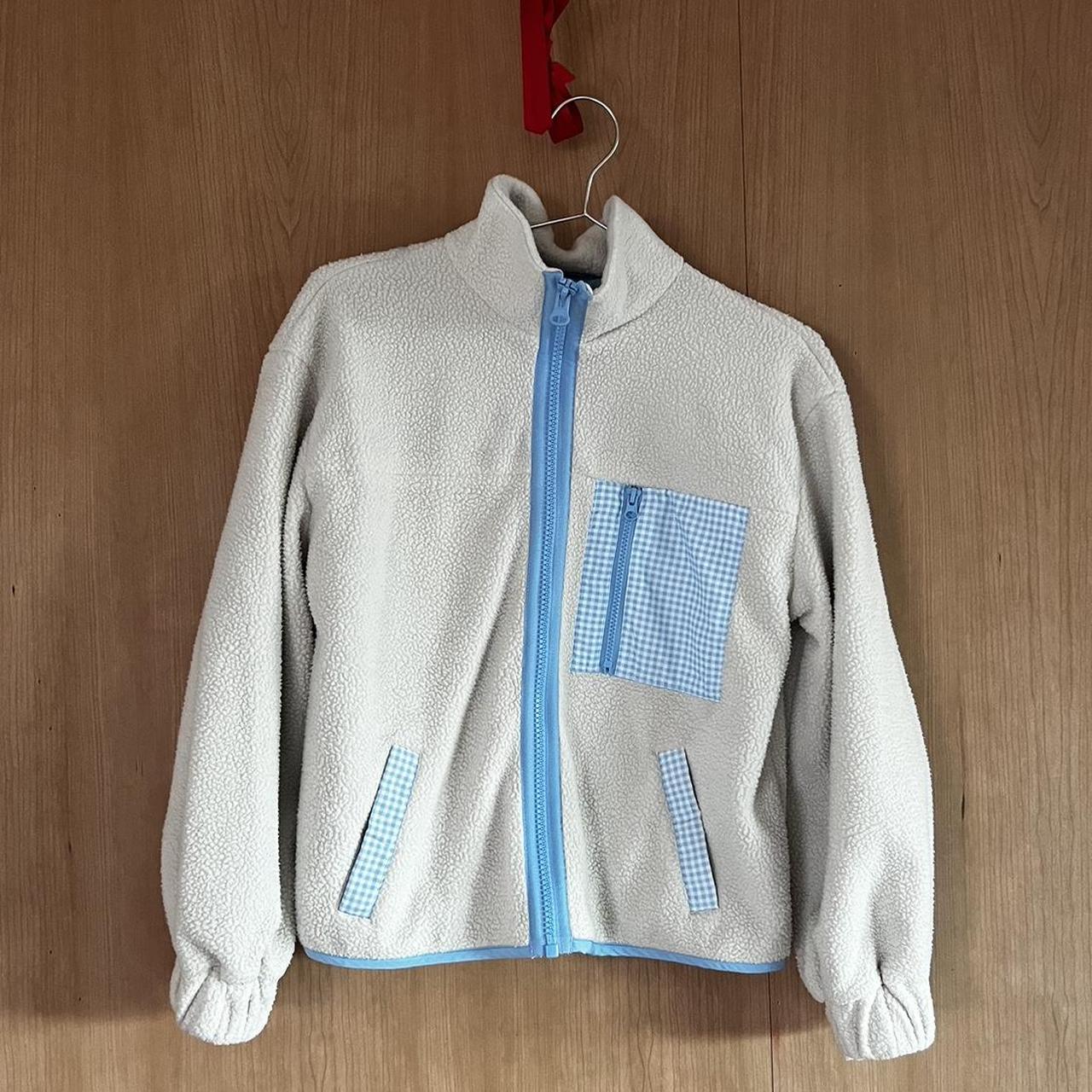 Sandy Laing for Target white and blue checkered... - Depop