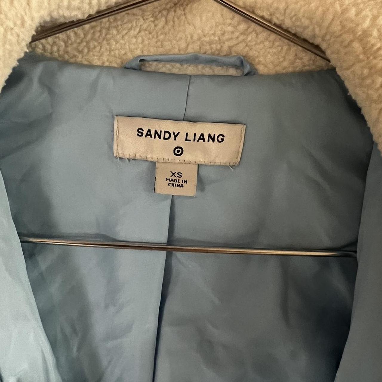 Sandy Laing for Target white and blue checkered... - Depop