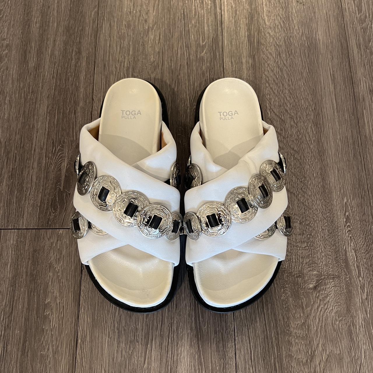 Toga pulla slides sandals Size 40 Worn once - Depop