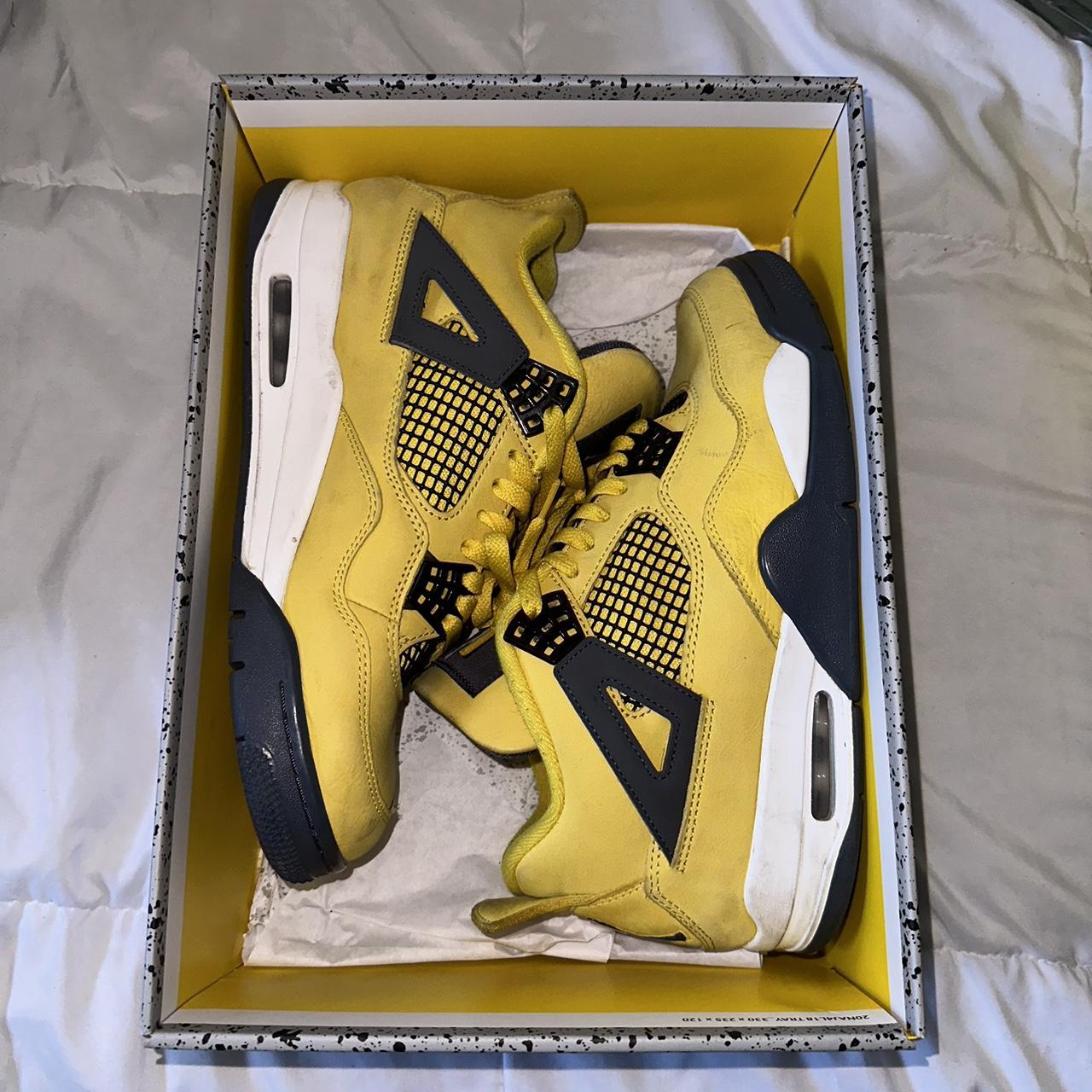 JORDAN 4 LIGHTING ⚡️⚡️ #jordan #jordan4 #streetwear... - Depop