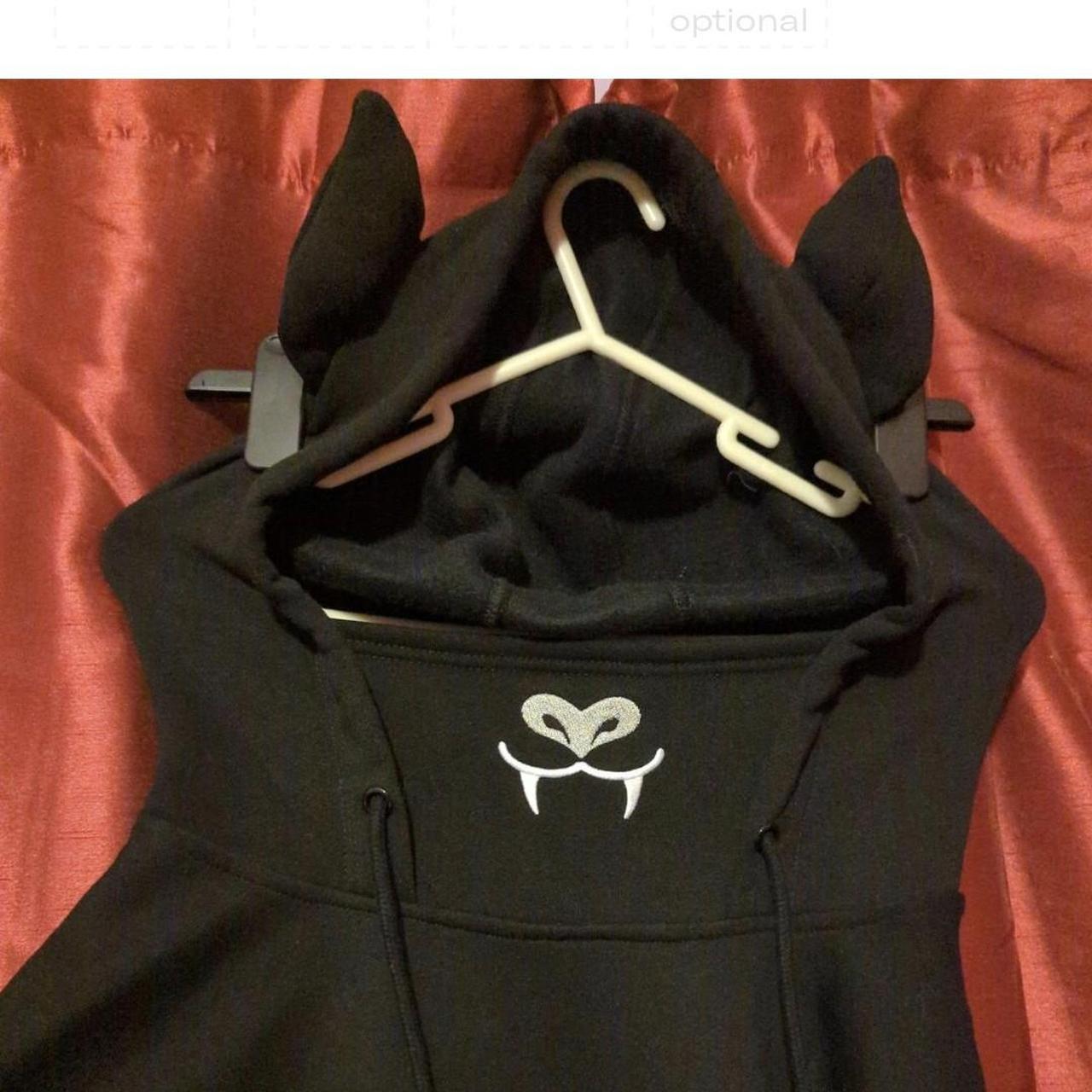 Trick or treatz Dolls kill Bat hoodie with mouth... - Depop