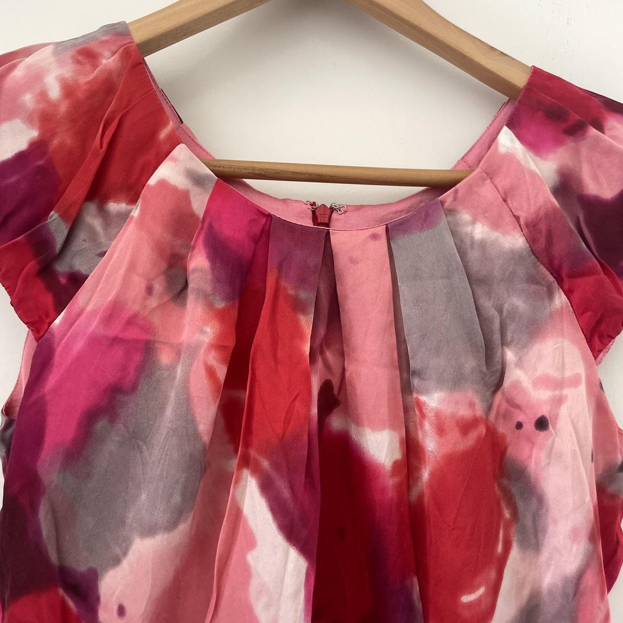 Basque Petit silk floral dress. In fabulous... - Depop