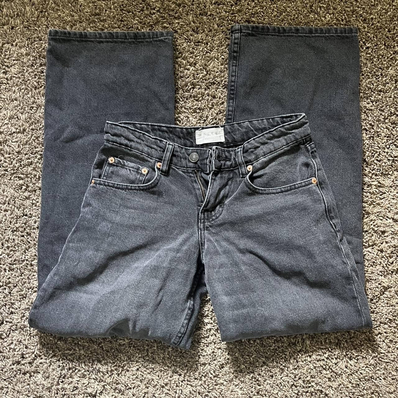 Black motel rocks Parallel Jeans Low rise... | Depop