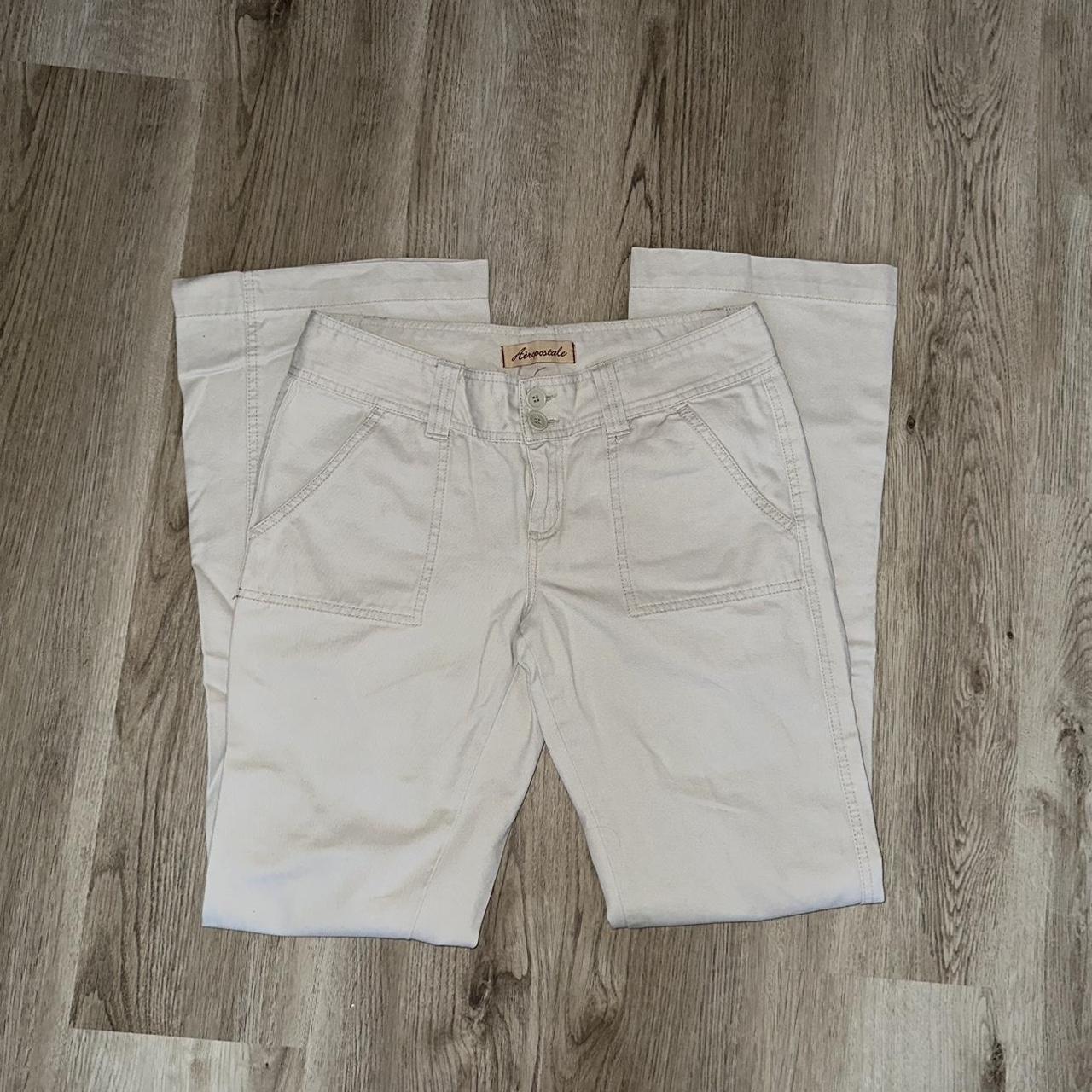 Vintage Aeropostale Flared Pants - no size tag but... - Depop
