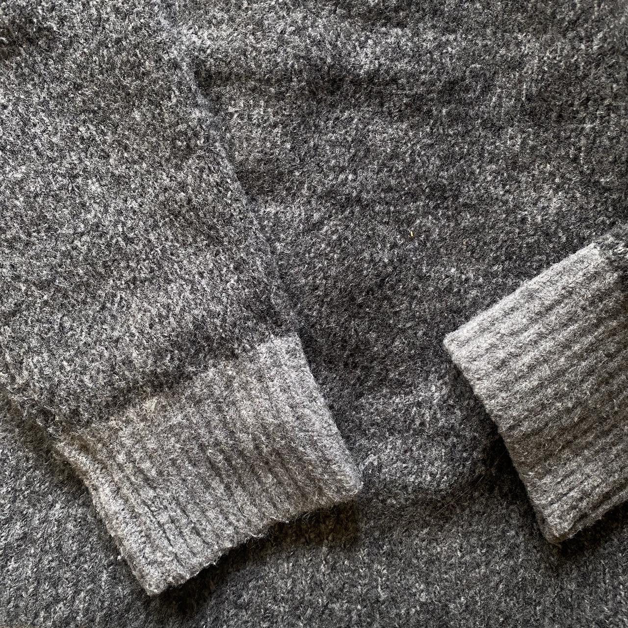 JW Anderson X Uniqlo collab two tone grey knit... | Depop