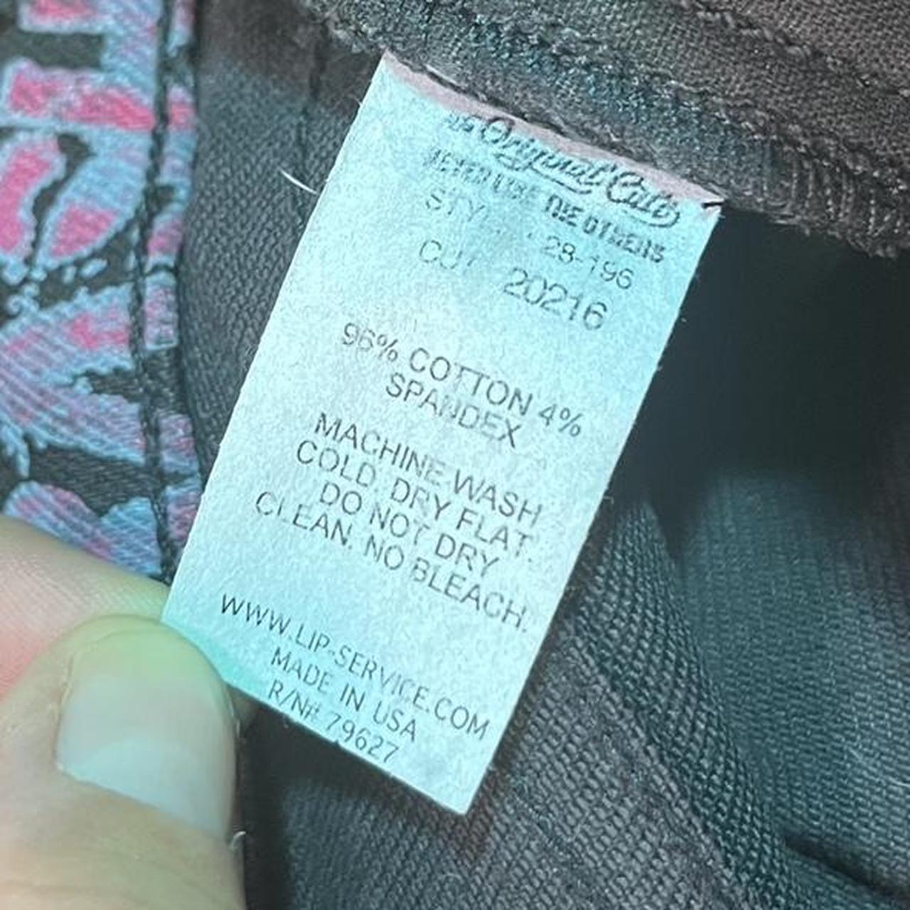 Lip Service Women's Pink and Black Shorts | Depop