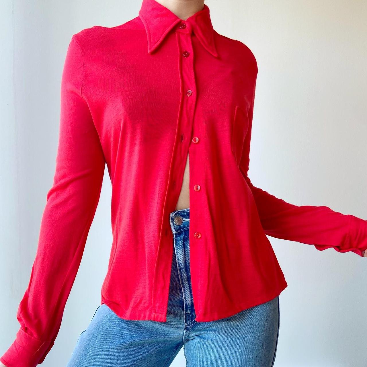 Women's Red Blouse | Depop